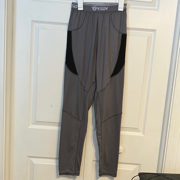 ESDY | Other | Mens Gray Athletic Compression Pants | Poshmark